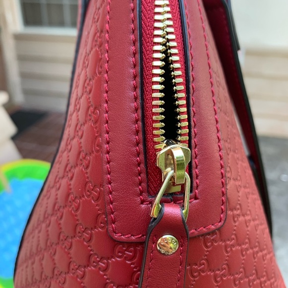 Gucci | Bags | Gucci Red Guccissima | Poshmark